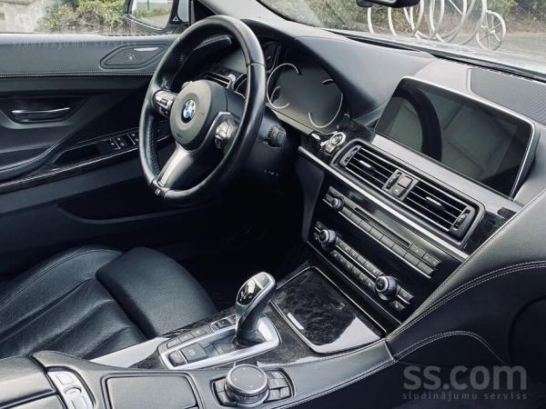 Grey BMW 640 2014 in Ventspils, with an engine capacity of 3.00 L and mileage of 152 thousand km for 17500 €, photo 10 on AUTOMOTO.COM.LV