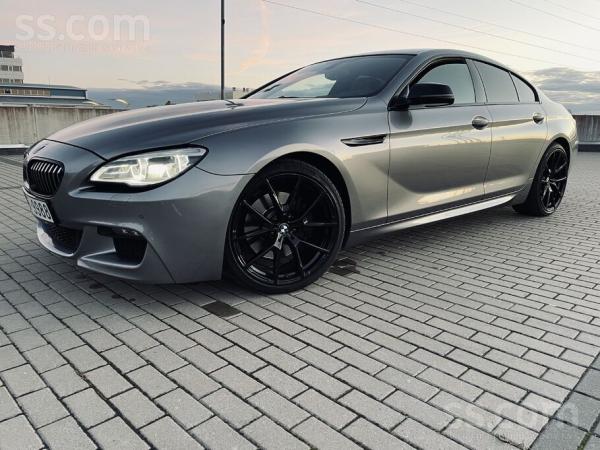 Grey BMW 640 2017 in Riga, with an engine capacity of 3.00 L and mileage of 197 thousand km for 23950 €, photo 5 on AUTOMOTO.COM.LV
