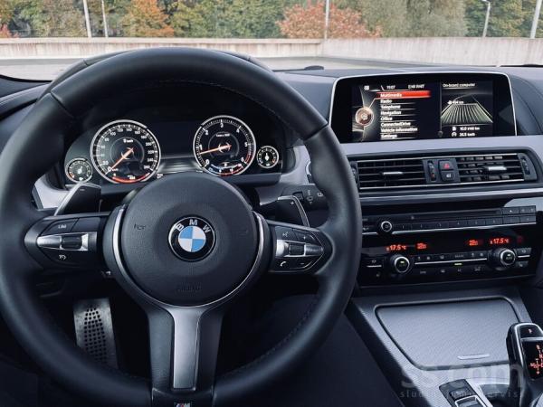 Grey BMW 640 2017 in Riga, with an engine capacity of 3.00 L and mileage of 197 thousand km for 23950 €, photo 8 on AUTOMOTO.COM.LV