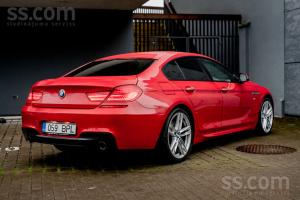 Red BMW 640 2015 in Tallinn, with an engine capacity of 3.00 L and mileage of 176 thousand km for 24990 €, photo 2 on AUTOMOTO.COM.LV