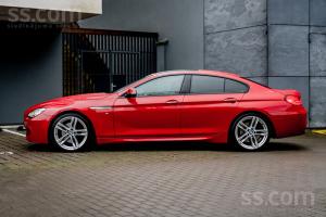 Red BMW 640 2015 in Tallinn, with an engine capacity of 3.00 L and mileage of 176 thousand km for 24990 €, photo 4 on AUTOMOTO.COM.LV
