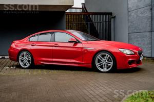 Red BMW 640 2015 in Tallinn, with an engine capacity of 3.00 L and mileage of 176 thousand km for 24990 €, photo 9 on AUTOMOTO.COM.LV