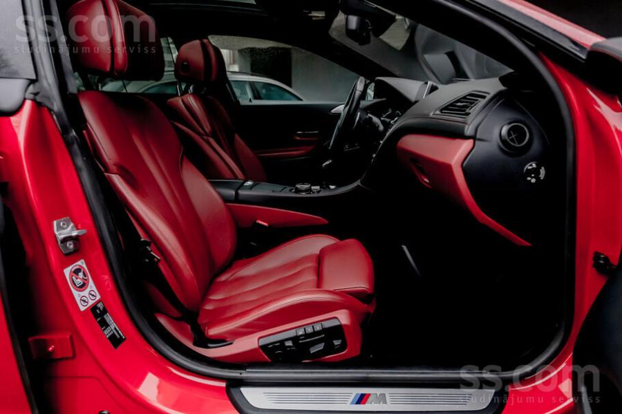 Red BMW 640 2015 in Tallinn, with an engine capacity of 3.00 L and mileage of 176 thousand km for 24990 €, photo 17 on AUTOMOTO.COM.LV