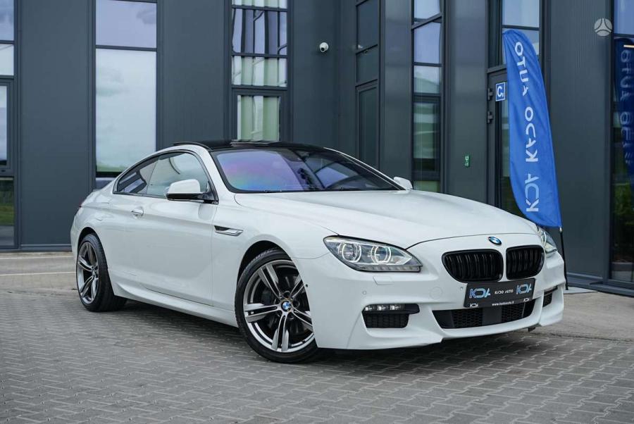 White BMW 640 2011 in Kaunas, with an engine capacity of 2.99 L and mileage of 319 thousand km for 14950 €, photo 1 on AUTOMOTO.COM.LV