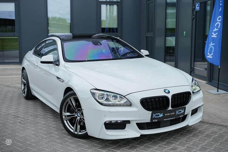 White BMW 640 2011 in Kaunas, with an engine capacity of 2.99 L and mileage of 319 thousand km for 14950 €, photo 4 on AUTOMOTO.COM.LV