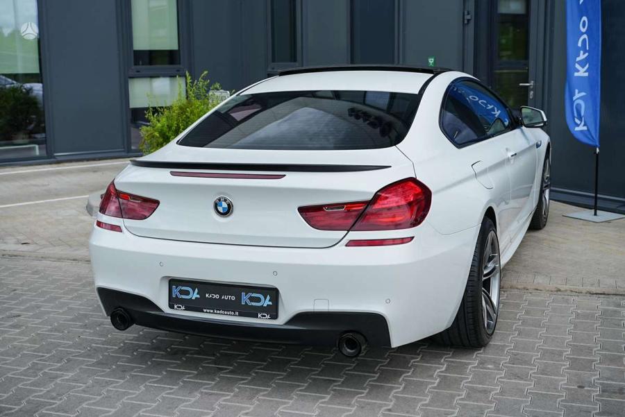 White BMW 640 2011 in Kaunas, with an engine capacity of 2.99 L and mileage of 319 thousand km for 14950 €, photo 14 on AUTOMOTO.COM.LV