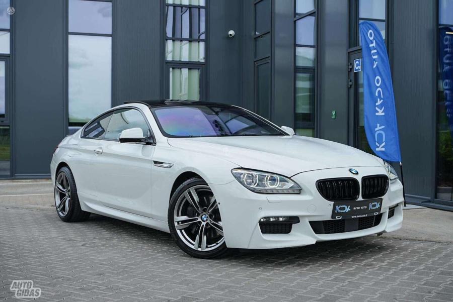 Balts BMW 640 2011 Kauņa, ar dzinēja tilpumu 3.00 L un nobraukumu 319 tūkst. km par 14750 €, foto 1 vietnē AUTOMOTO.COM.LV
