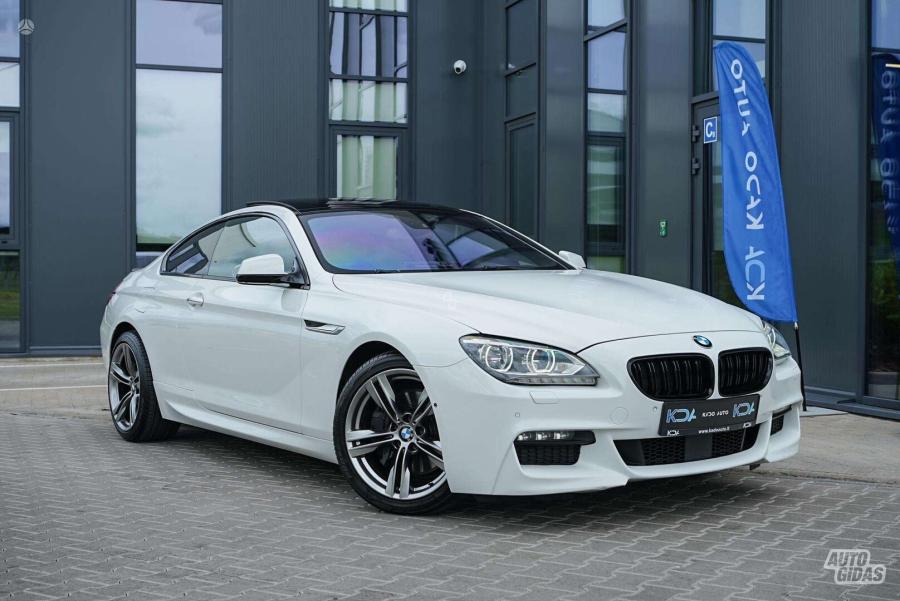 Balts BMW 640 2011 Kauņa, ar dzinēja tilpumu 3.00 L un nobraukumu 319 tūkst. km par 14750 €, foto 1 vietnē AUTOMOTO.COM.LV