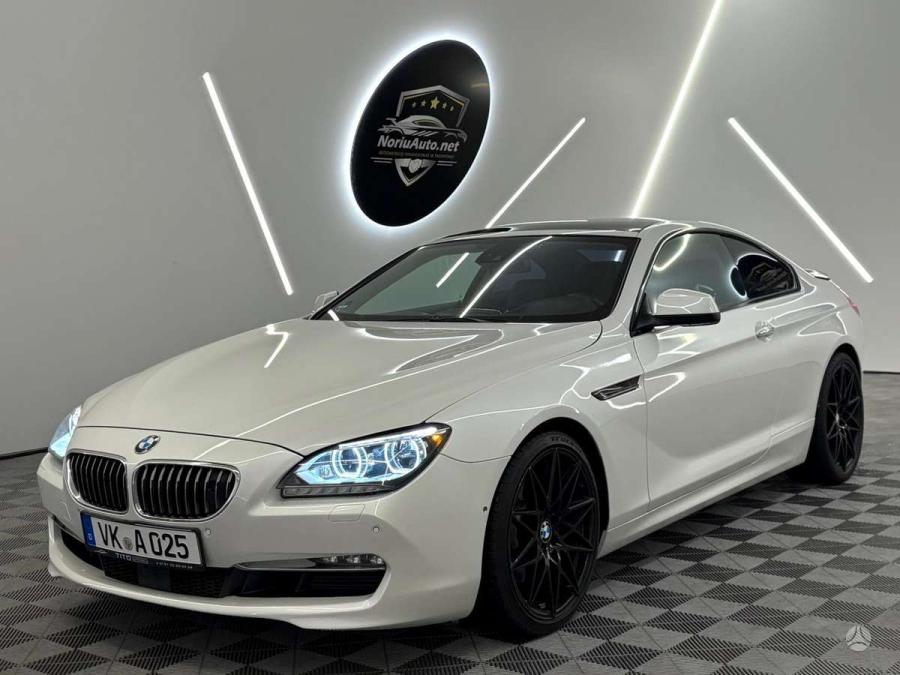 White BMW 640 2011 in Marijampole, with an engine capacity of 2.99 L and mileage of 207 thousand km for 13999 €, photo 22 on AUTOMOTO.COM.LV