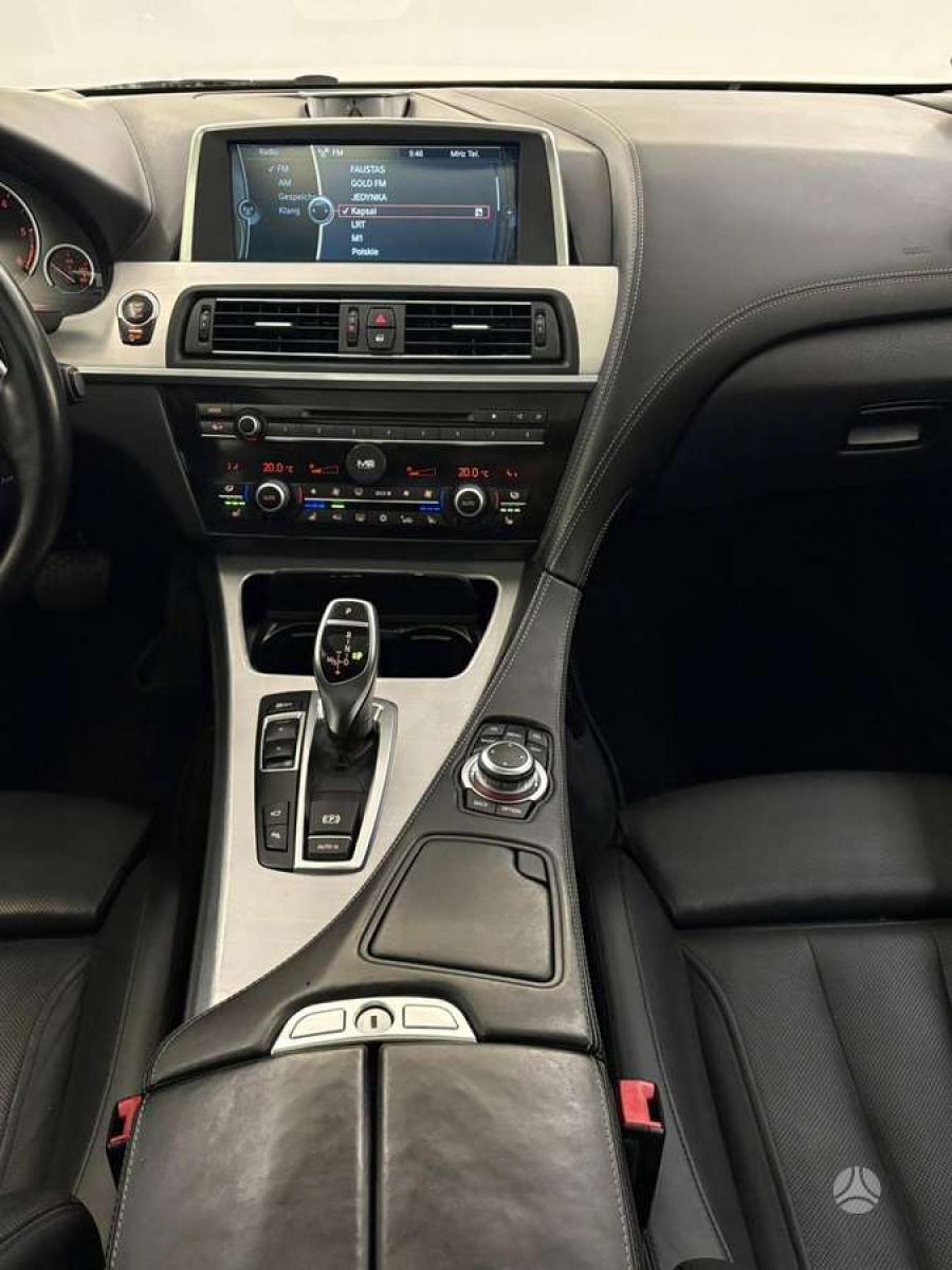 White BMW 640 2011 in Marijampole, with an engine capacity of 2.99 L and mileage of 207 thousand km for 13999 €, photo 27 on AUTOMOTO.COM.LV