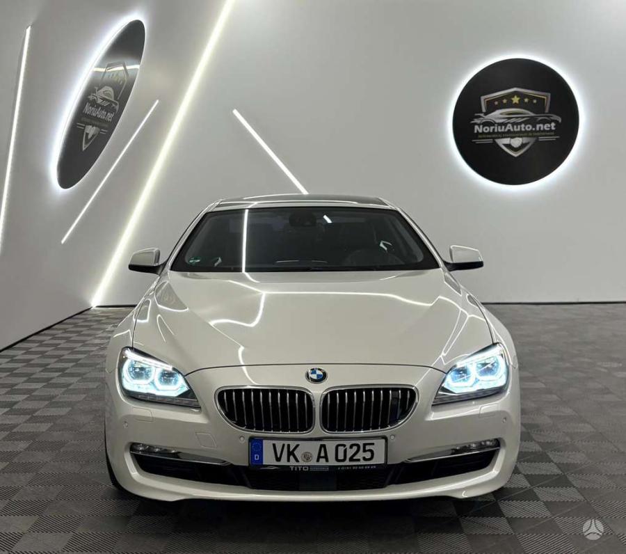 White BMW 640 2011 in Marijampole, with an engine capacity of 2.99 L and mileage of 207 thousand km for 13999 €, photo 29 on AUTOMOTO.COM.LV