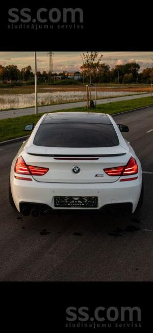 White BMW 640 2012 in Liepaja, with an engine capacity of 3.00 L and mileage of 192 thousand km for 15350 €, photo 5 on AUTOMOTO.COM.LV