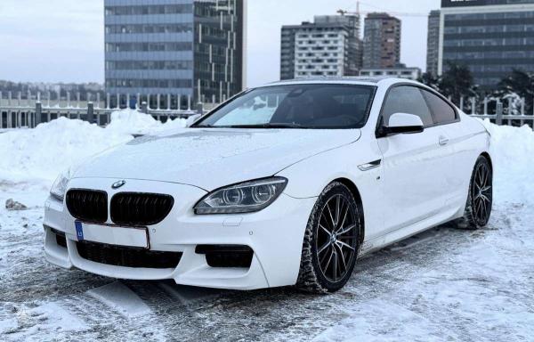 White BMW 640 2013 in Vilnius, with an engine capacity of 2.98 L and mileage of 195 thousand km for 17350 €, photo 3 on AUTOMOTO.COM.LV
