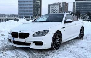 White BMW 640 2013 in Vilnius, with an engine capacity of 2.98 L and mileage of 195 thousand km for 17350 €, photo 3 on AUTOMOTO.COM.LV
