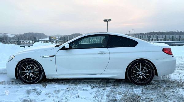 White BMW 640 2013 in Vilnius, with an engine capacity of 2.98 L and mileage of 195 thousand km for 17350 €, photo 4 on AUTOMOTO.COM.LV