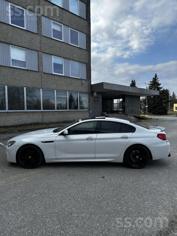 White BMW 640 2013 in Valka, with an engine capacity of 3.00 L and mileage of 158 thousand km for 16999 €, photo 4 on AUTOMOTO.COM.LV