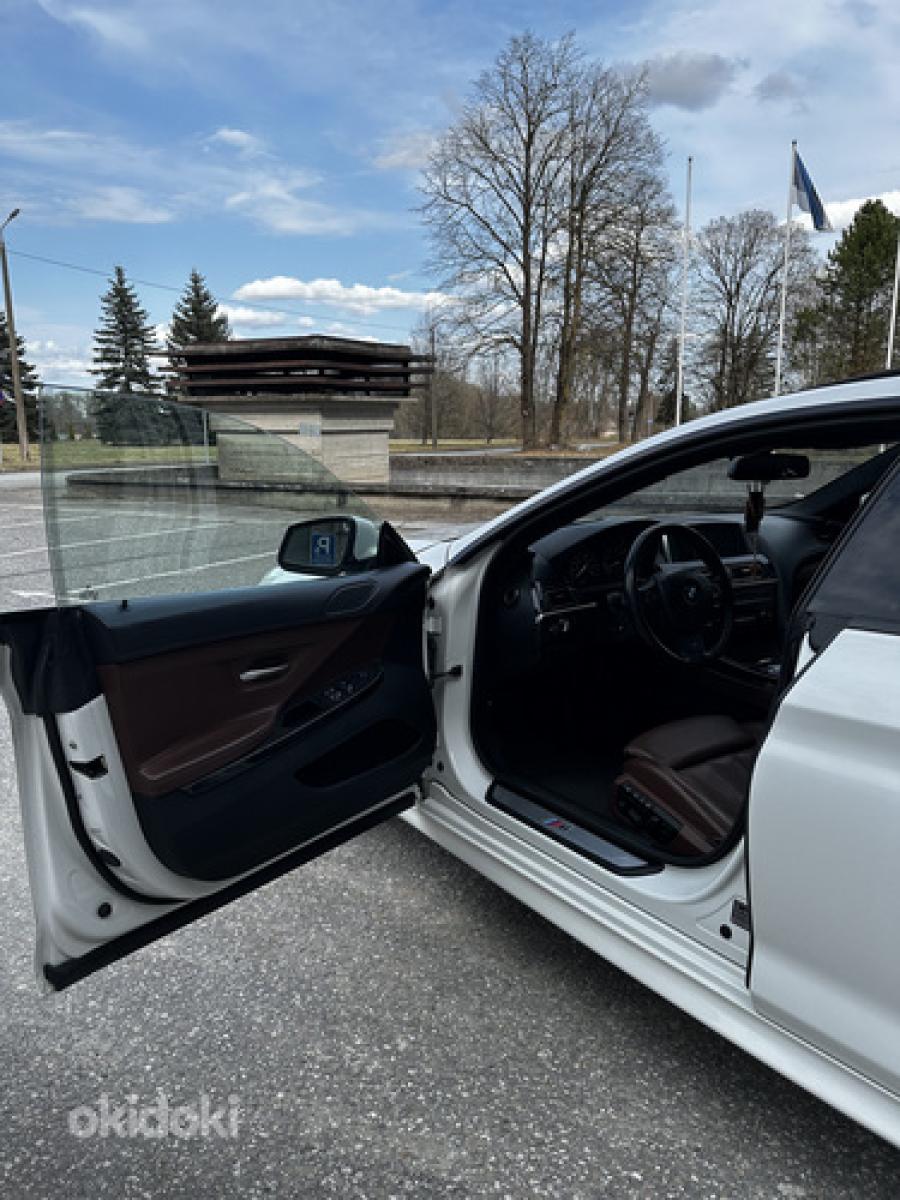 White BMW 640 2013 in Viljandi, with an engine capacity of 3.00 L and mileage of 158 thousand km for 16500 €, photo 9 on AUTOMOTO.COM.LV
