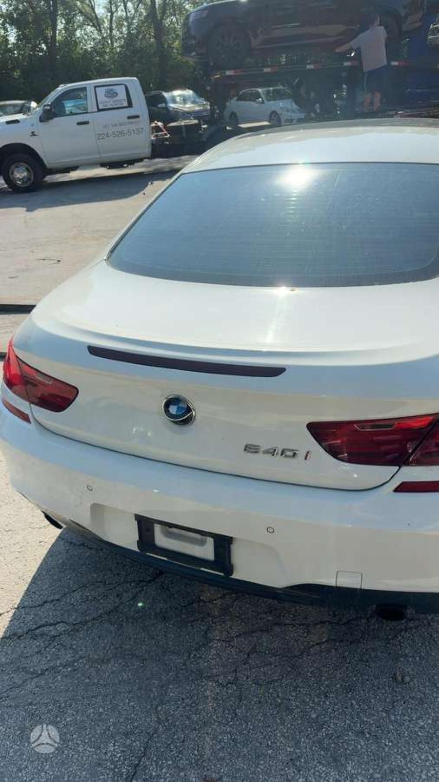 Balts BMW 640 2013 Kauņa, ar dzinēja tilpumu 2.98 L un nobraukumu 189 tūkst. km par 3500 €, foto 3 vietnē AUTOMOTO.COM.LV