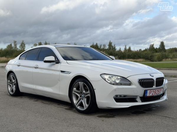 White BMW 640 2014 in Telschi, with an engine capacity of 3.00 L and mileage of 240 thousand km for 9550 €, photo 4 on AUTOMOTO.COM.LV
