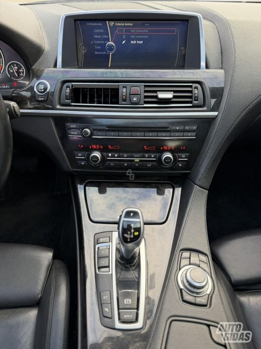 Balts BMW 640 2014 Telšiai, ar dzinēja tilpumu 3.00 L un nobraukumu 240 tūkst. km par 9550 €, foto 16 vietnē AUTOMOTO.COM.LV