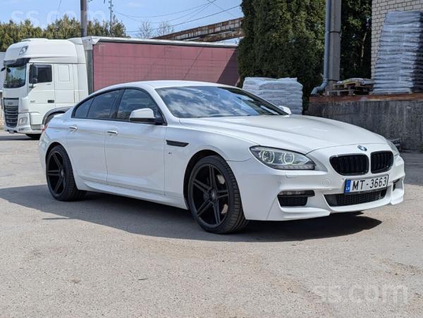 White BMW 640 2015 in Talsi, with an engine capacity of 3.00 L and mileage of 161 thousand km for 22000 €, photo 2 on AUTOMOTO.COM.LV