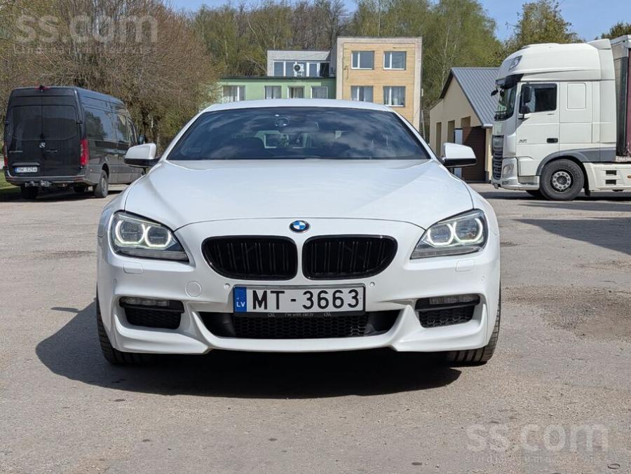Белый БМВ 640 2015 в Талси, объемом двигателя 3.00 л и пробегом 161 тыс. км за 22000 €, фото 4 на AUTOMOTO.COM.LV