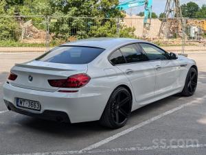 White BMW 640 2015 in Talsi, with an engine capacity of 3.00 L and mileage of 163 thousand km for 19500 €, photo 6 on AUTOMOTO.COM.LV