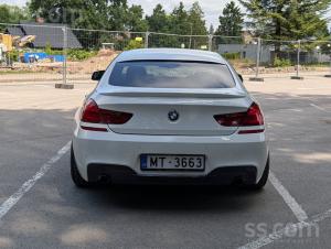 White BMW 640 2015 in Talsi, with an engine capacity of 3.00 L and mileage of 163 thousand km for 19500 €, photo 7 on AUTOMOTO.COM.LV