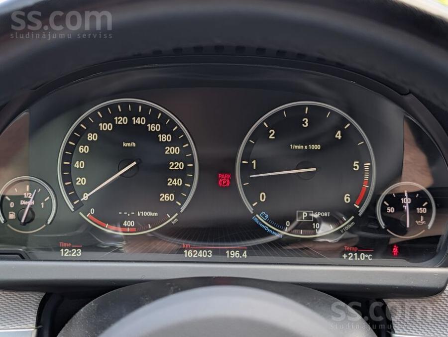White BMW 640 2015 in Talsi, with an engine capacity of 3.00 L and mileage of 163 thousand km for 19500 €, photo 12 on AUTOMOTO.COM.LV