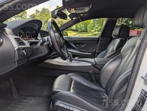 White BMW 640 2015 in Talsi, with an engine capacity of 3.00 L and mileage of 163 thousand km for 19500 €, photo 19 on AUTOMOTO.COM.LV
