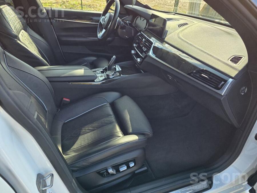 White BMW 640 2018 in Riga, with an engine capacity of 3.00 L and mileage of 140 thousand km for 33000 €, photo 8 on AUTOMOTO.COM.LV