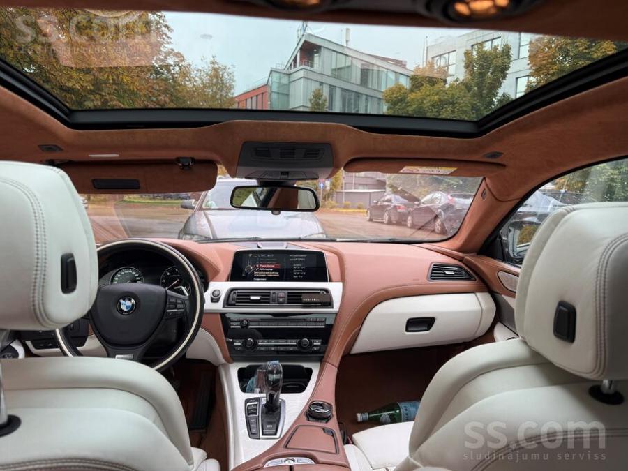 Белый БМВ 640 2015 в Юрмала, объемом двигателя 3.00 л и пробегом 170 тыс. км за 28999 €, фото 1 на AUTOMOTO.COM.LV