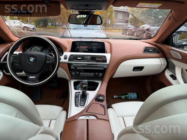 White BMW 640 2015 in Jurmala, with an engine capacity of 3.00 L and mileage of 170 thousand km for 28999 €, photo 10 on AUTOMOTO.COM.LV