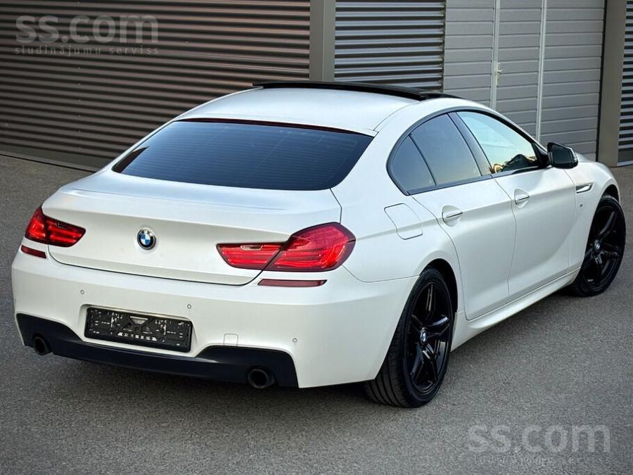 White BMW 640 2016 in Riga, with an engine capacity of 3.00 L and mileage of 229 thousand km for 22400 €, photo 3 on AUTOMOTO.COM.LV