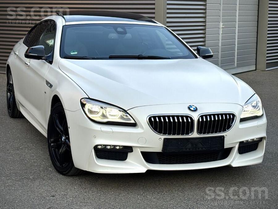 White BMW 640 2016 in Riga, with an engine capacity of 3.00 L and mileage of 229 thousand km for 22400 €, photo 4 on AUTOMOTO.COM.LV