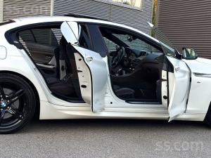 White BMW 640 2016 in Riga, with an engine capacity of 3.00 L and mileage of 229 thousand km for 22400 €, photo 6 on AUTOMOTO.COM.LV