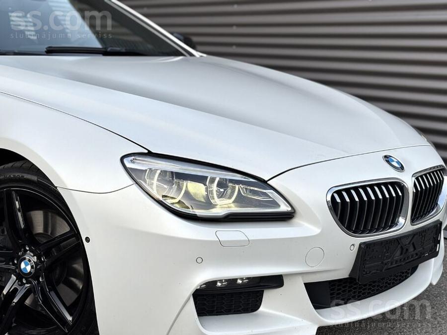 White BMW 640 2016 in Riga, with an engine capacity of 3.00 L and mileage of 229 thousand km for 22400 €, photo 34 on AUTOMOTO.COM.LV