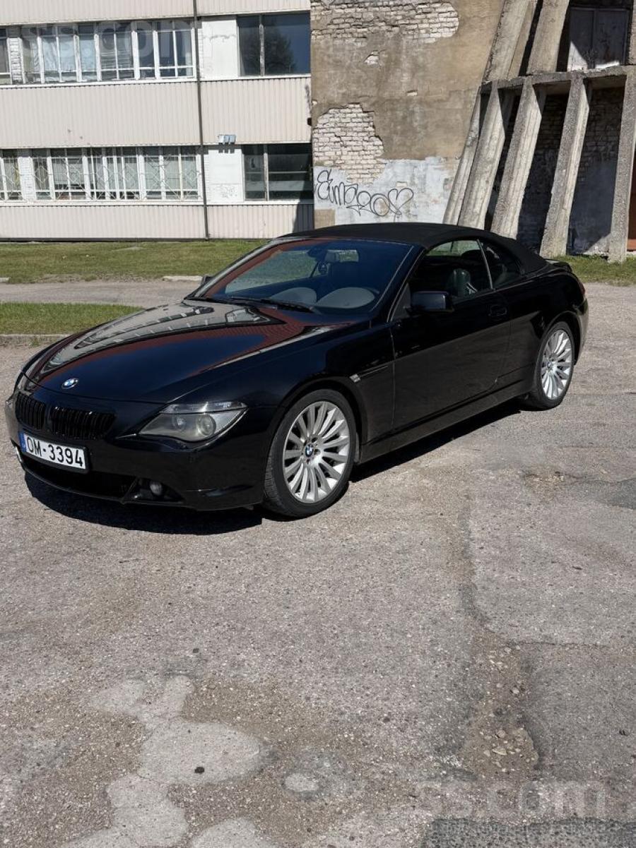 Melns BMW 645 2004 Liepāja, ar dzinēja tilpumu 4.40 L un nobraukumu 233 tūkst. km par 7900 €, foto 3 vietnē AUTOMOTO.COM.LV