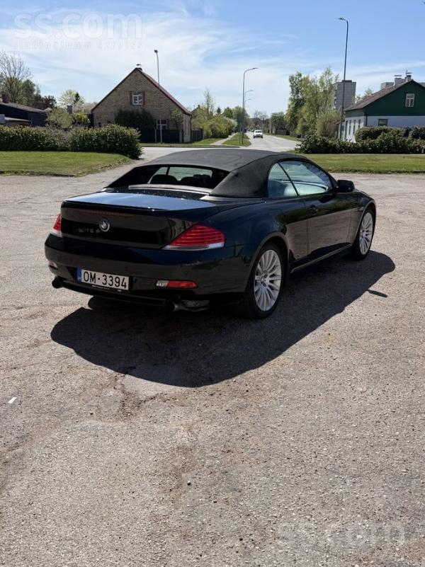 Melns BMW 645 2004 Liepāja, ar dzinēja tilpumu 4.40 L un nobraukumu 233 tūkst. km par 7900 €, foto 3 vietnē AUTOMOTO.COM.LV