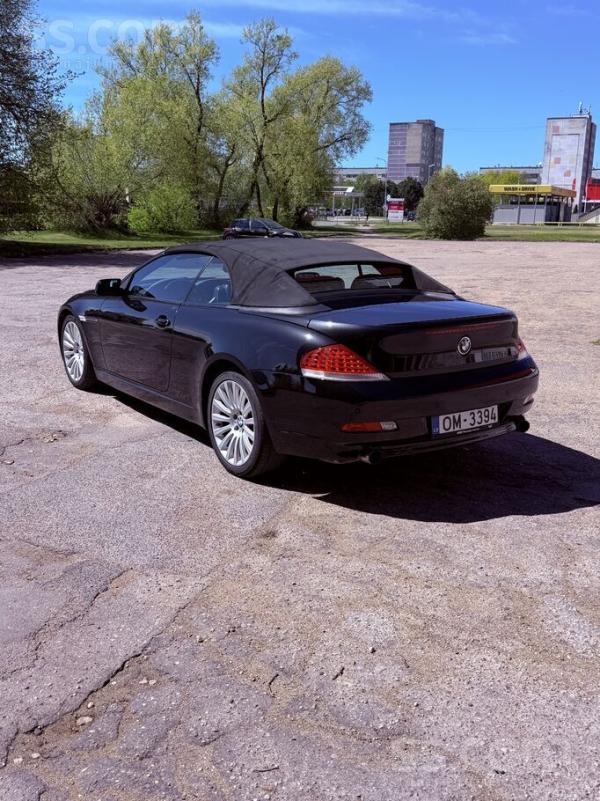 Melns BMW 645 2004 Liepāja, ar dzinēja tilpumu 4.40 L un nobraukumu 233 tūkst. km par 7900 €, foto 4 vietnē AUTOMOTO.COM.LV