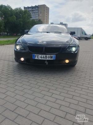 Black BMW 645 2004 in Kaunas, with an engine capacity of 4.50 L and mileage of 247 thousand km for 5800 €, photo  on AUTOMOTO.COM.LV