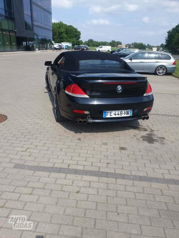 Melns BMW 645 2004 Kauņa, ar dzinēja tilpumu 4.50 L un nobraukumu 247 tūkst. km par 5800 €, foto 2 vietnē AUTOMOTO.COM.LV