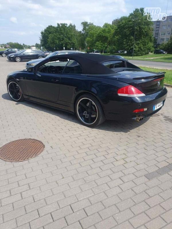 Melns BMW 645 2004 Kauņa, ar dzinēja tilpumu 4.50 L un nobraukumu 247 tūkst. km par 5800 €, foto 3 vietnē AUTOMOTO.COM.LV
