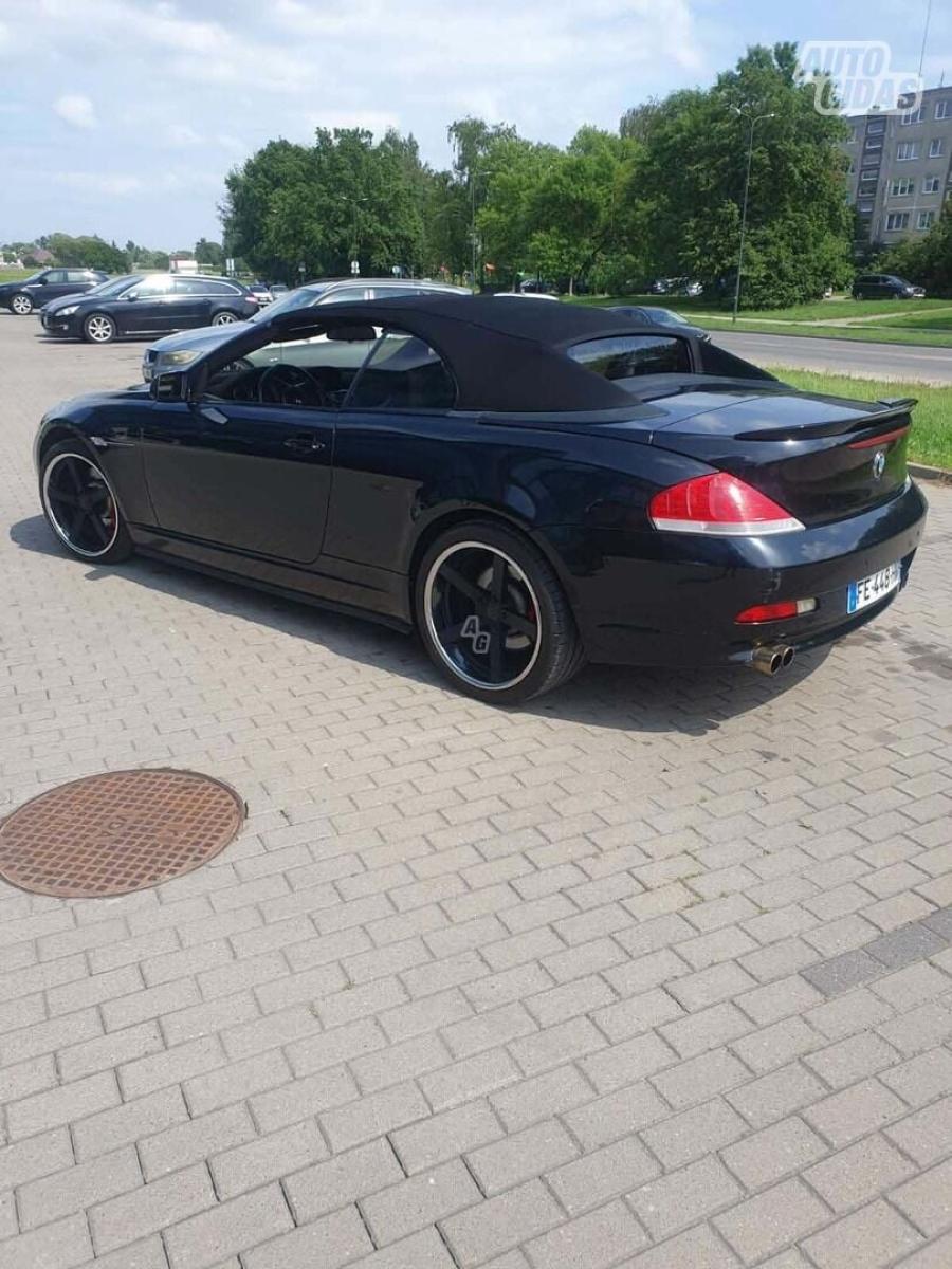 Black BMW 645 2004 in Kaunas, with an engine capacity of 4.50 L and mileage of 247 thousand km for 5800 €, photo 4 on AUTOMOTO.COM.LV