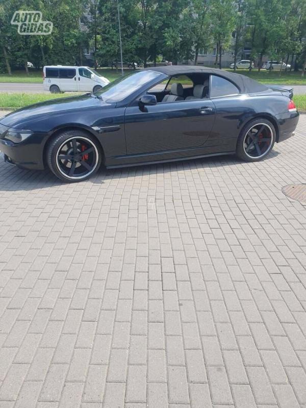 Melns BMW 645 2004 Kauņa, ar dzinēja tilpumu 4.50 L un nobraukumu 247 tūkst. km par 5800 €, foto 6 vietnē AUTOMOTO.COM.LV