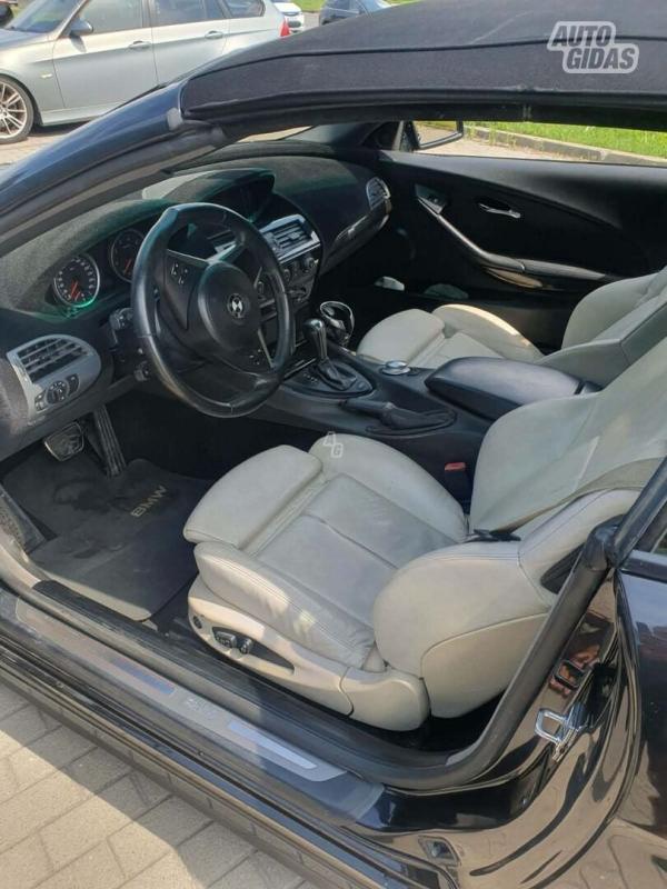 Melns BMW 645 2004 Kauņa, ar dzinēja tilpumu 4.50 L un nobraukumu 247 tūkst. km par 5800 €, foto 8 vietnē AUTOMOTO.COM.LV
