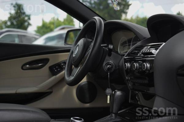 Melns BMW 645 2004 Rīga, ar dzinēja tilpumu 4.40 L un nobraukumu 115 tūkst. km par 10990 €, foto 6 vietnē AUTOMOTO.COM.LV