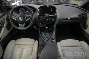 Black BMW 645 2004 in Riga, with an engine capacity of 4.40 L and mileage of 115 thousand km for 10990 €, photo 9 on AUTOMOTO.COM.LV