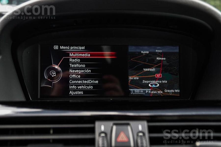 Black BMW 645 2004 in Riga, with an engine capacity of 4.40 L and mileage of 115 thousand km for 10990 €, photo 14 on AUTOMOTO.COM.LV