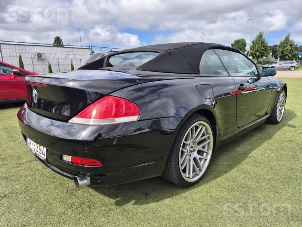 Melns BMW 645 2004 Liepāja, ar dzinēja tilpumu 4.40 L un nobraukumu 237 tūkst. km par 7500 €, foto 5 vietnē AUTOMOTO.COM.LV